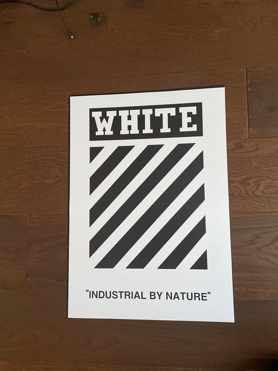 Off White Design Poster - Etsy