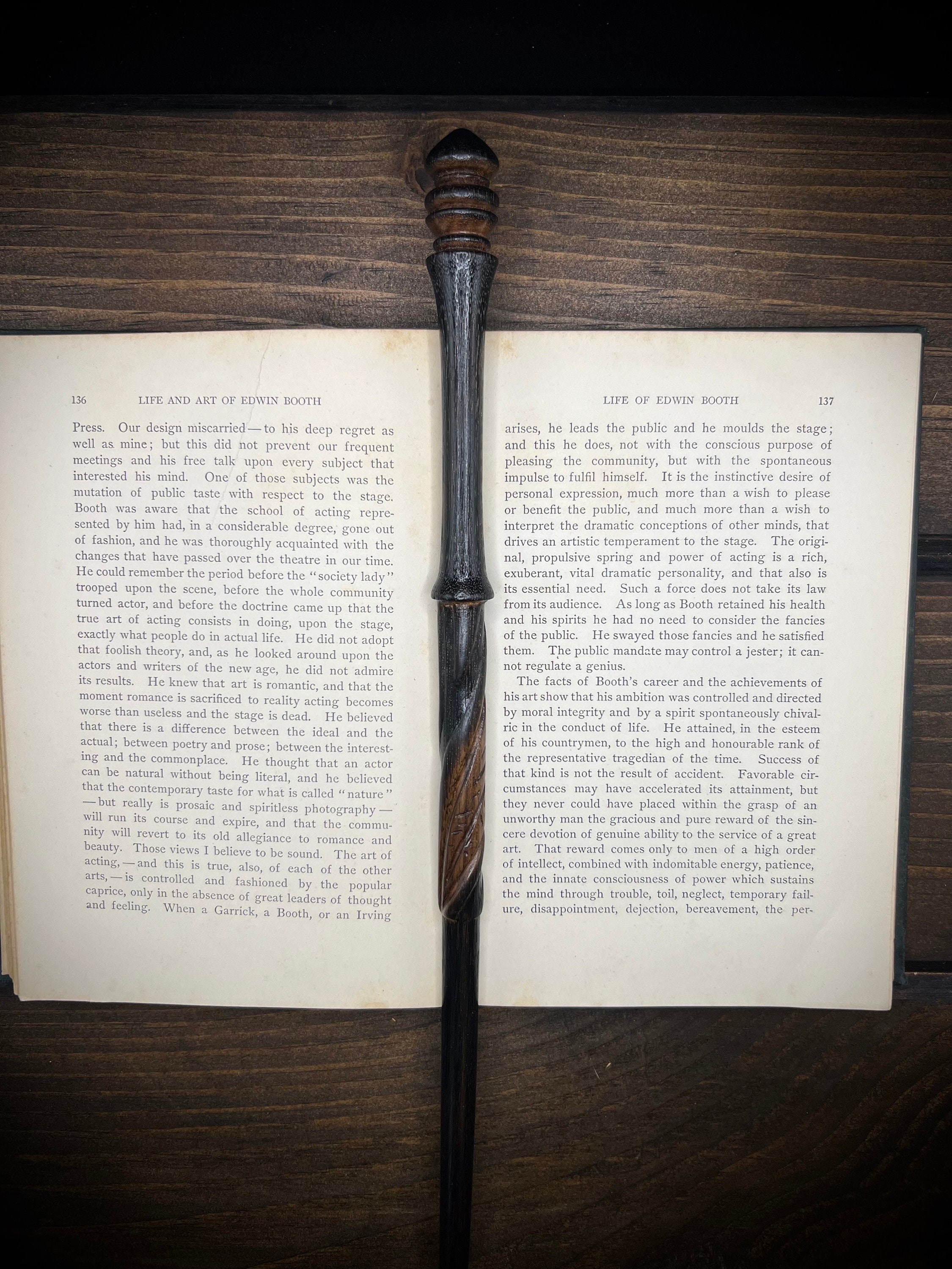 Handcrafted Walnut Wand - Etsy