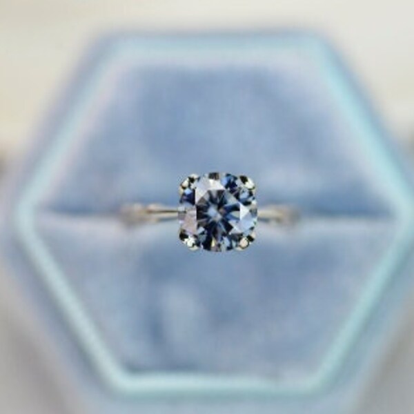 Dark Blue Ring - Etsy