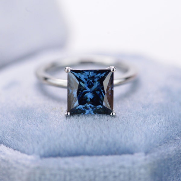 Dark Blue Ring - Etsy