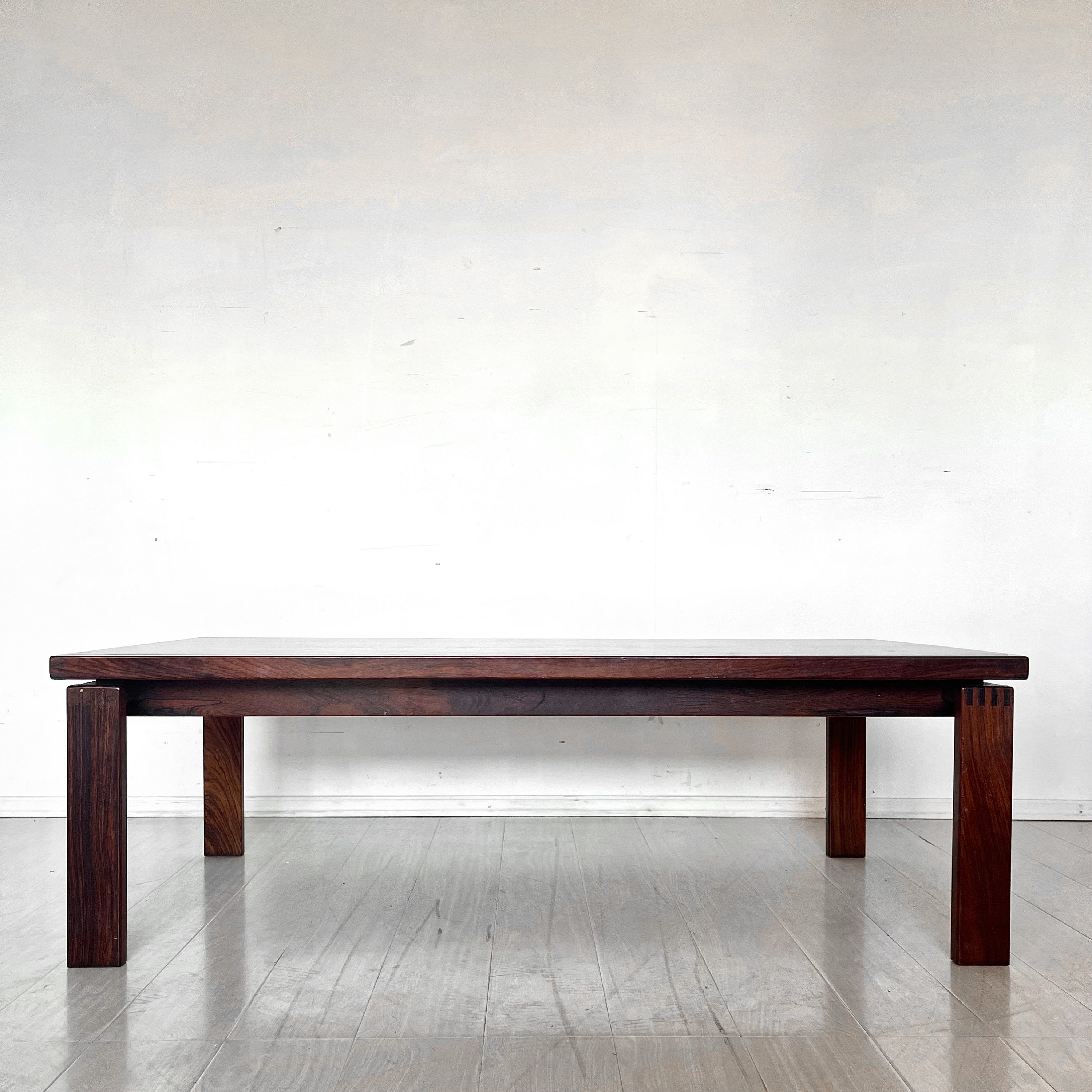 Mid Century Danish Modern Rosewood Coffee Table by Trioh Scandinavian ...