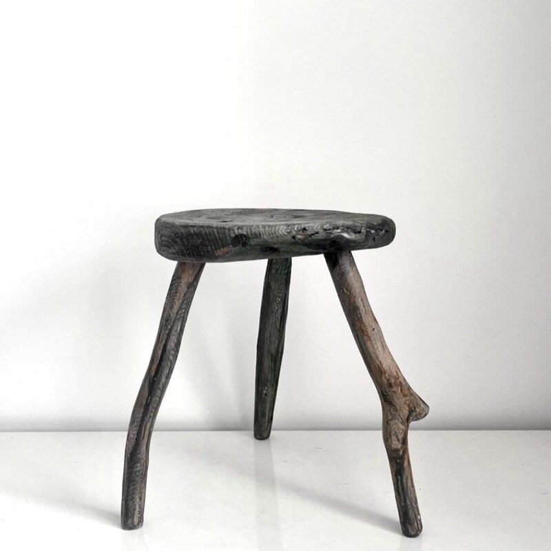 Rustic Stool - Etsy