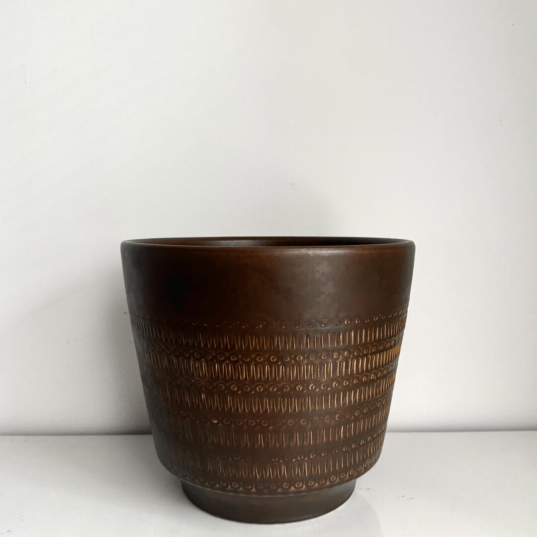 German MCM Ceramic Planter Pot Vintage Mid Century 1960s Floor Planter ...