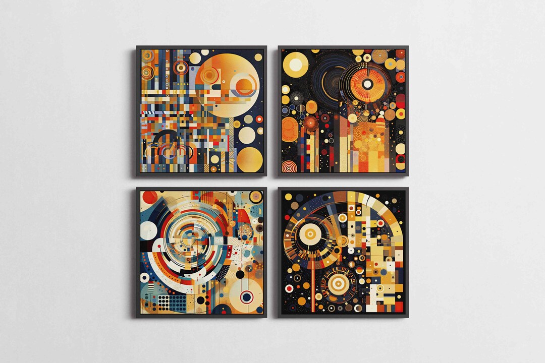 Bundle of 8 High-res Abstract Art Images Cosmic Inspired - Etsy