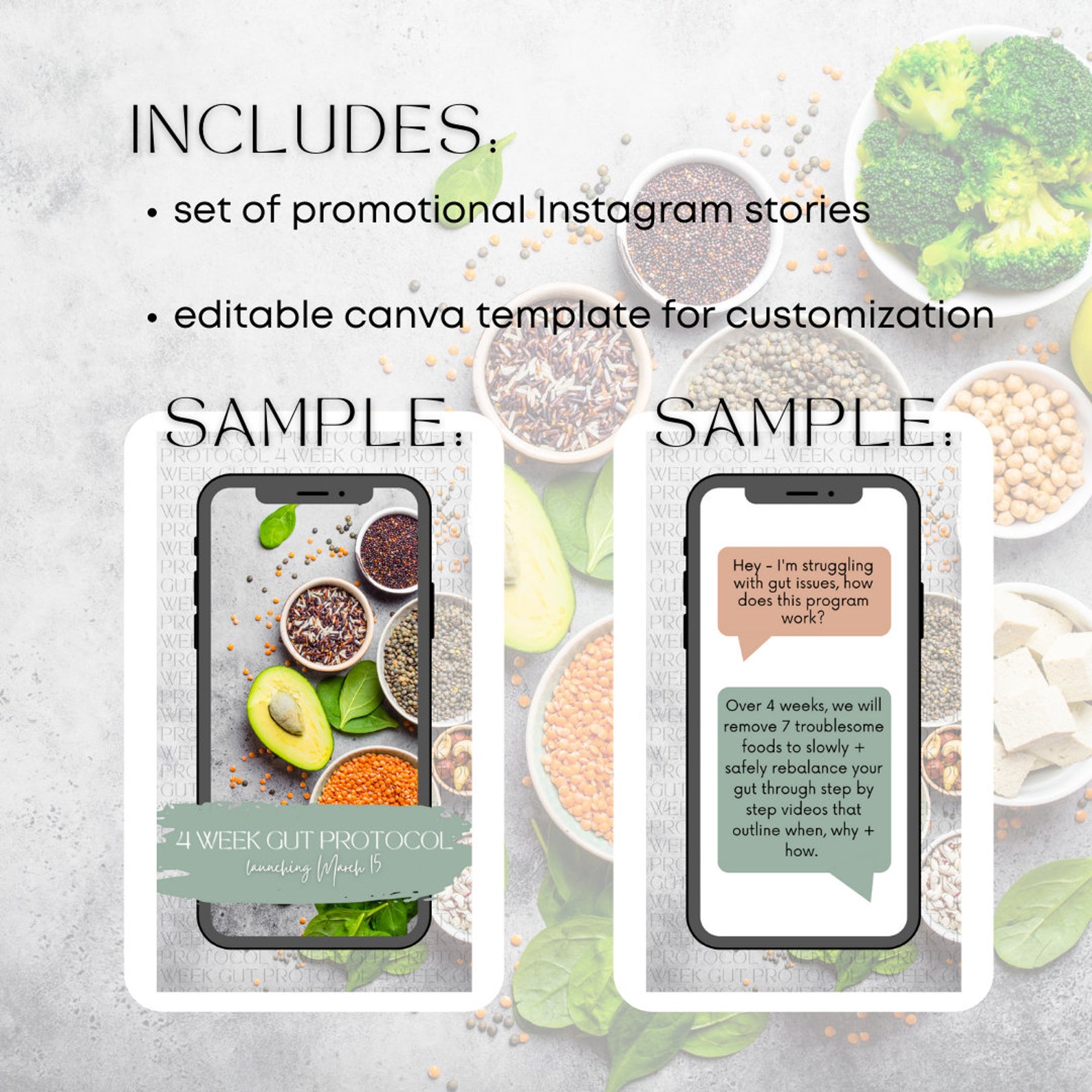 Instagram Story Template, Beachbody Coaching, Beachbody Content, 4 Week ...