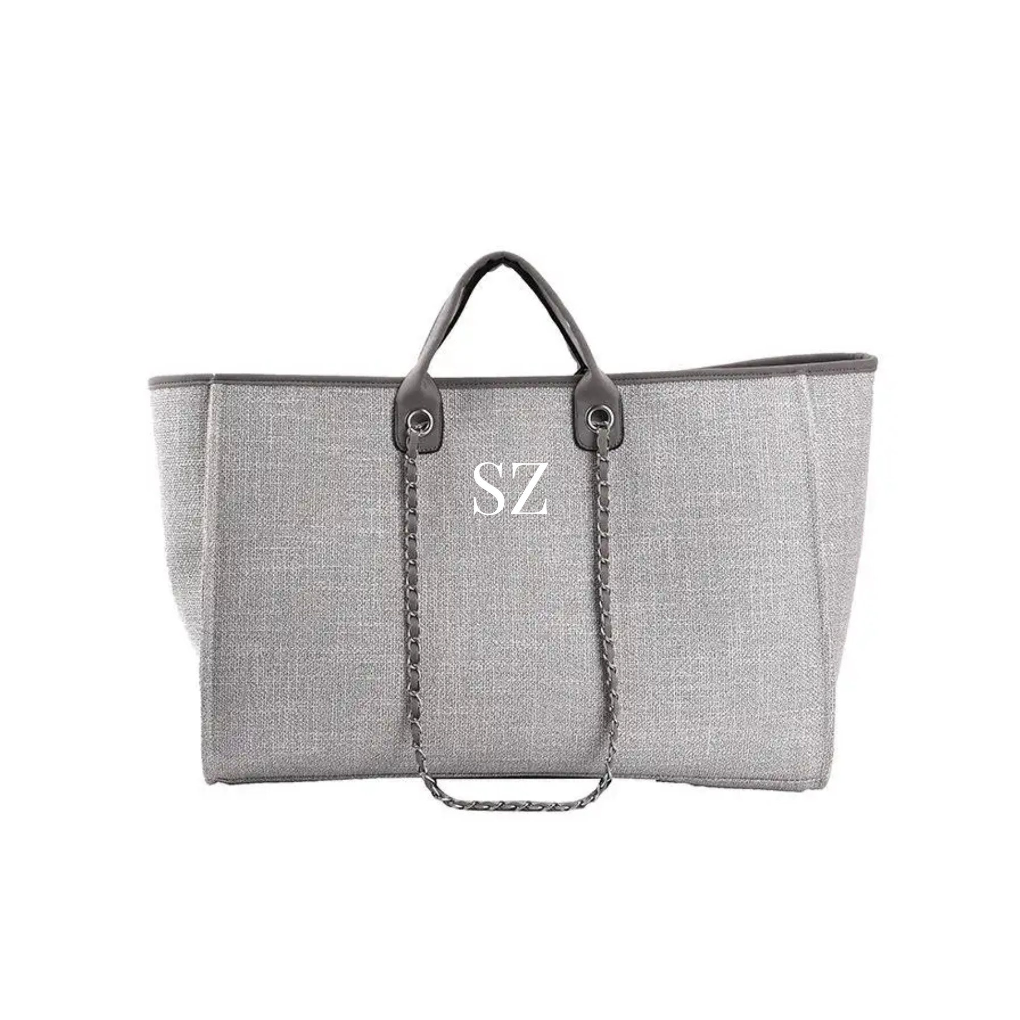 Personalised Monogram Canvas Bag Personalised Handbag Canvas - Etsy UK