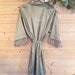 Sage Green Robe, Robe for Bridesmaid, Personalised Bridesmaid Robes ...