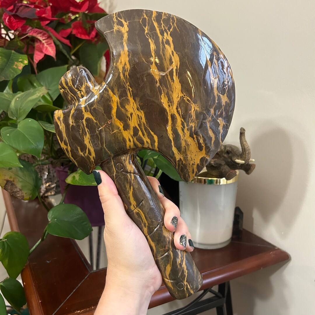 Brown Jade Crystal Ax, 5.6 Lb, Meditation Crystals - Etsy