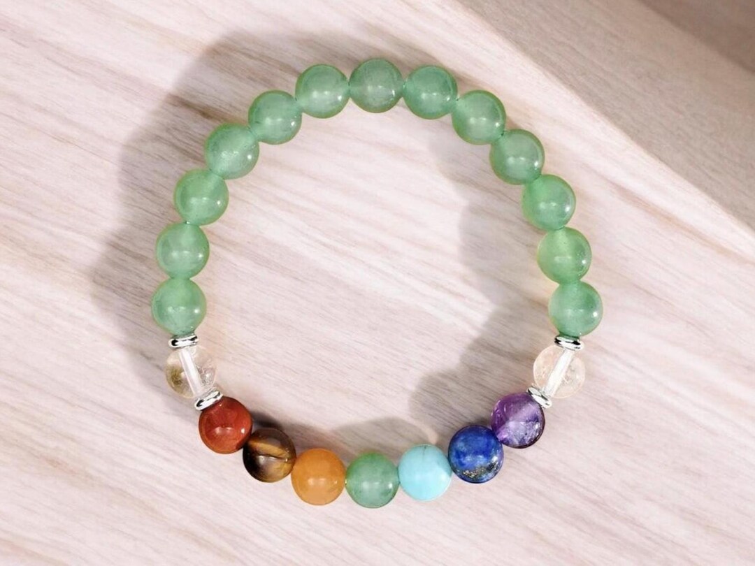 7 Chakra Balancing Bracelet, Unisex Bracelet Handmade Bracelet, Chakra ...