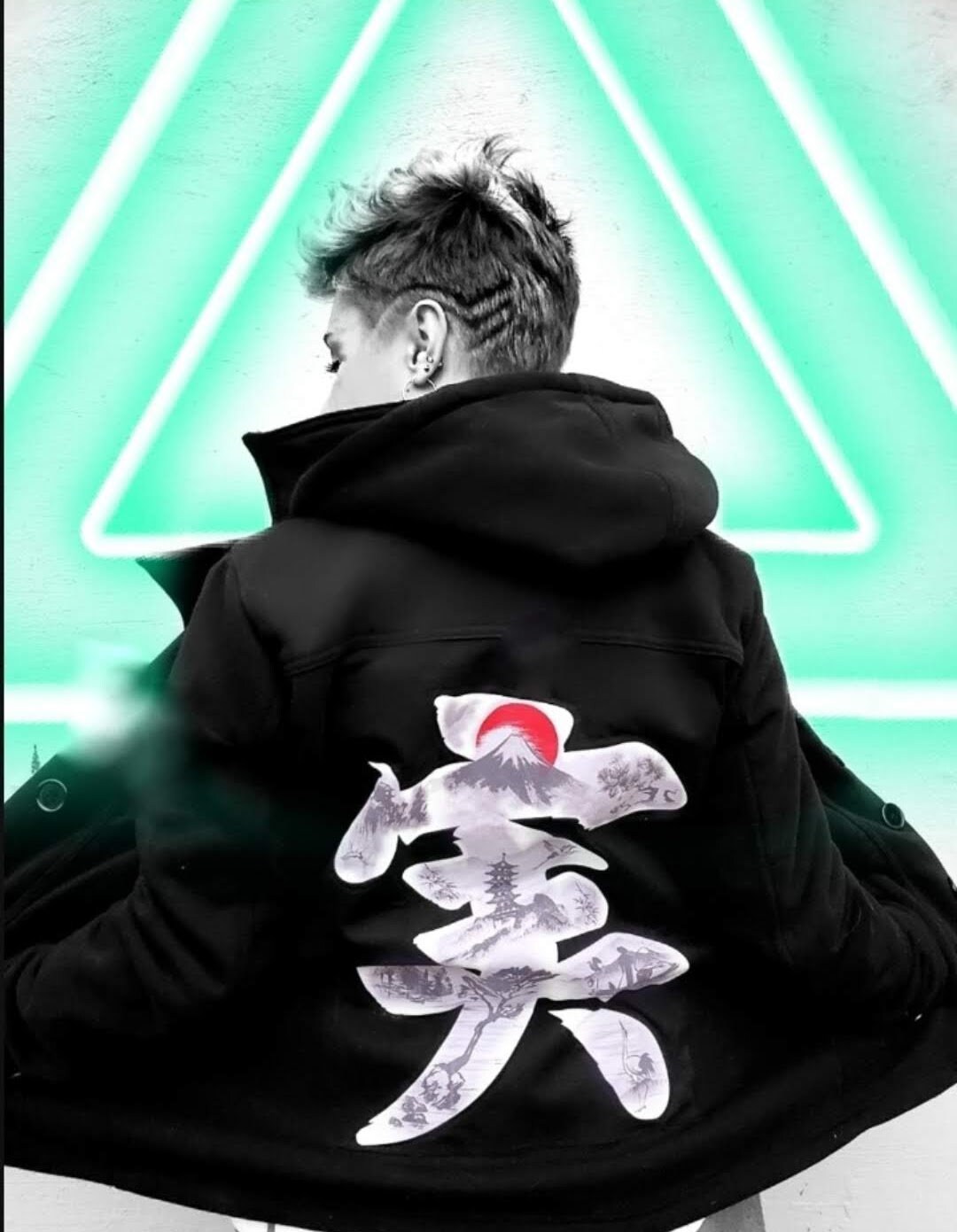 Japanese Kanji Jacket - Etsy