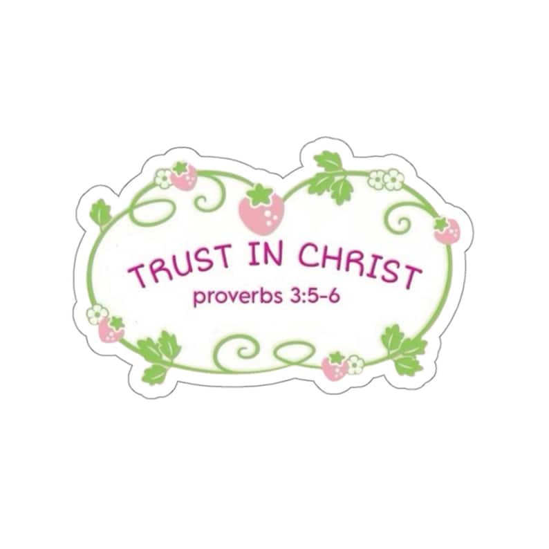 Cute Christian Sticker, Kawaii Faith Decal, Faith Stickers - Etsy