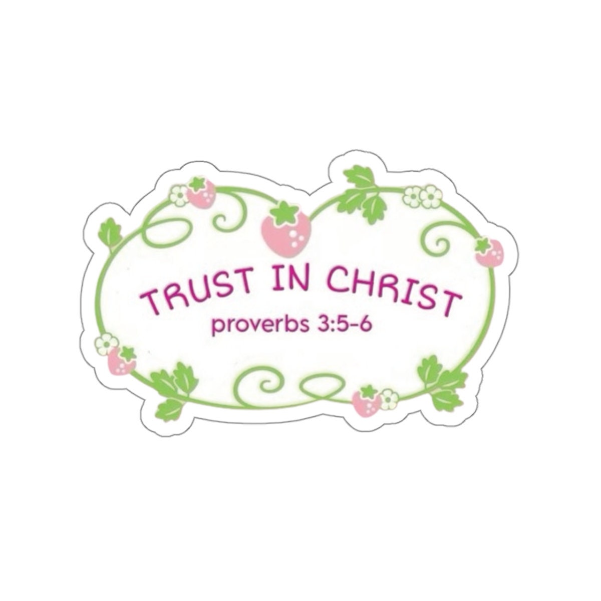Cute Christian Stickers (multiple Designs), Kawaii Christian Sticker ...