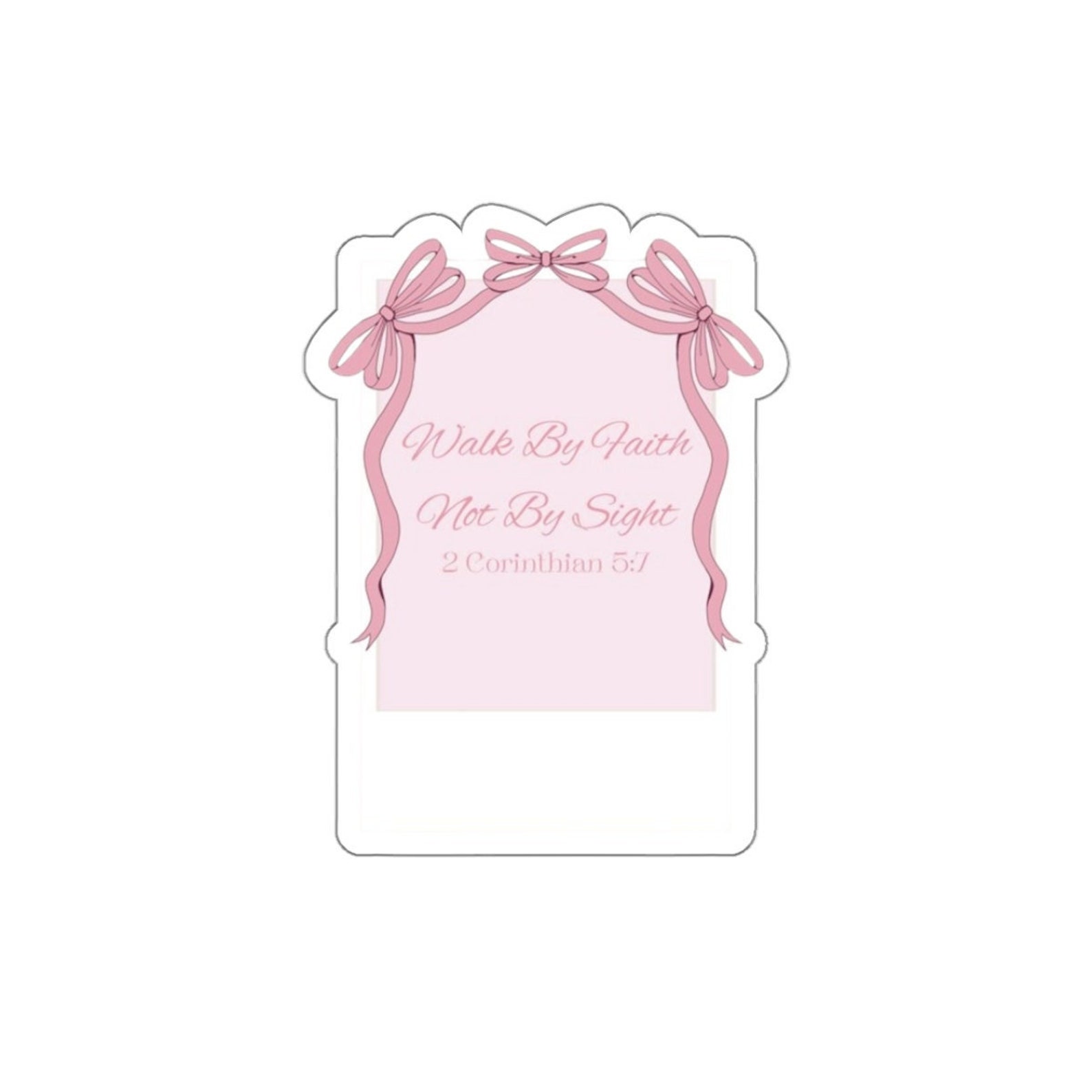 Cute Christian Sticker, Kawaii Faith Decal, Faith Stickers - Etsy