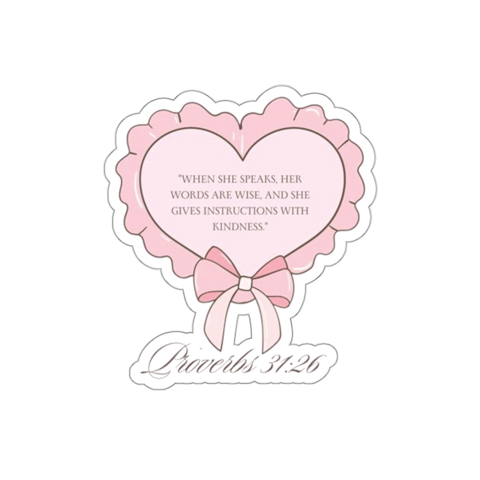 Cute Christian Stickers (multiple Designs), Kawaii Christian Sticker ...