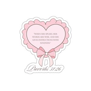 Cute Christian Sticker, Kawaii Faith Decal, Faith Stickers - Etsy