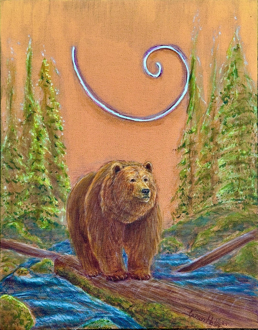 Golden Bear: Holographic, Fibonacci Spiral, Golden Ratio, Original ...