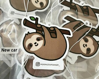 Sloth Car Air Fresheners - Etsy