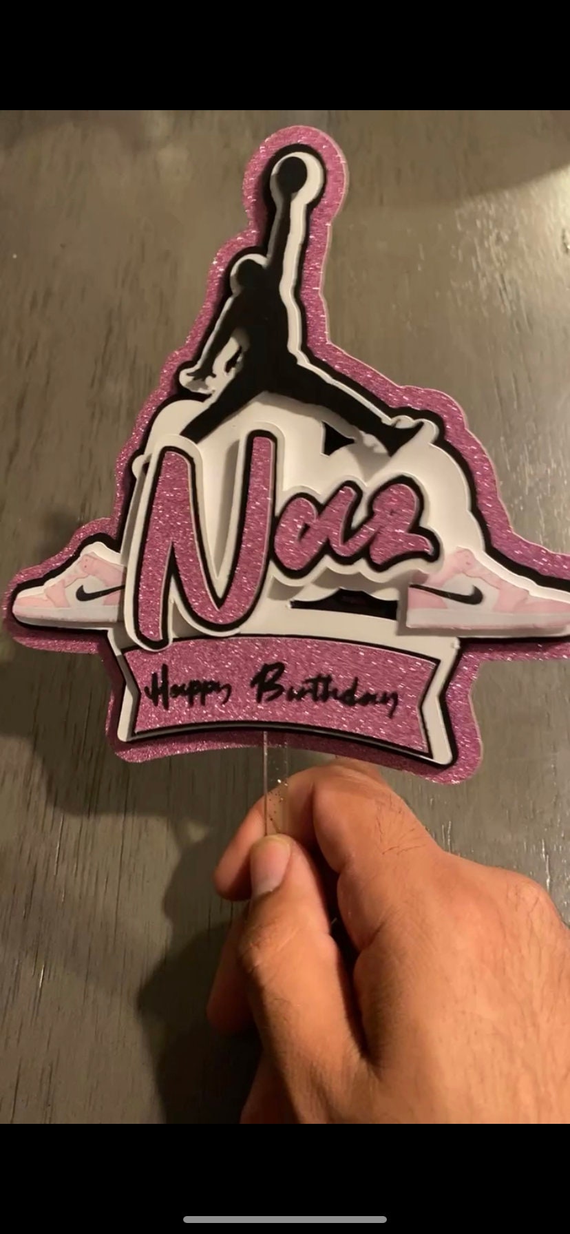 Jordan Cake Topper - Etsy