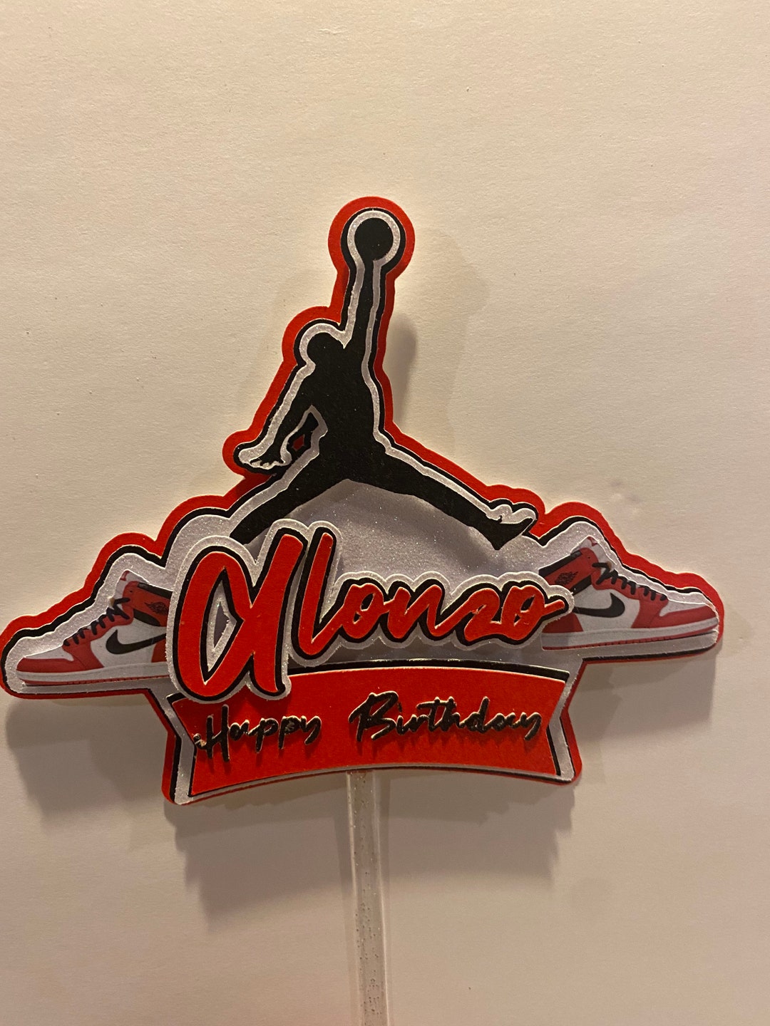 Jordan Cake Topper - Etsy