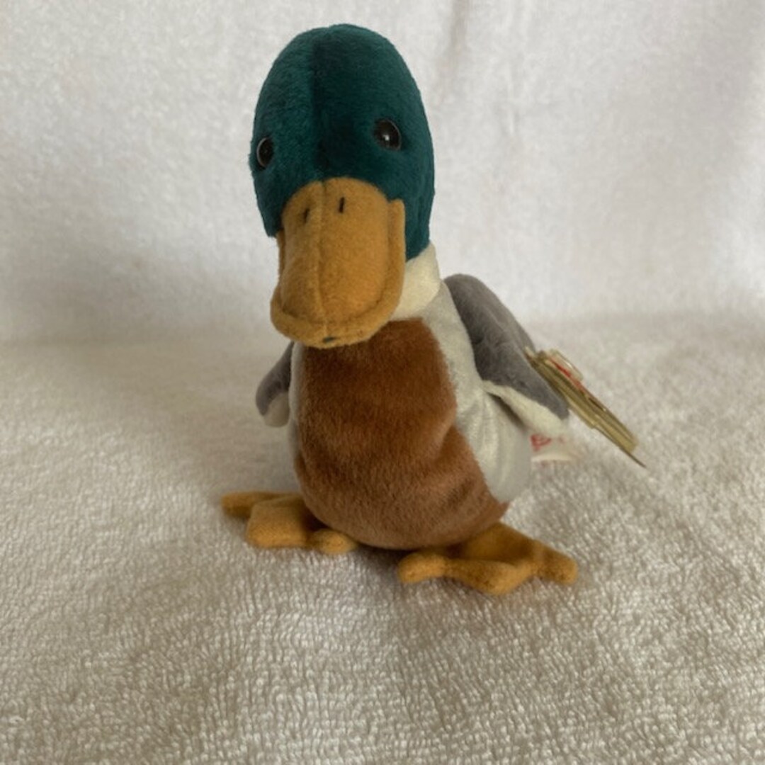 Ty Beanie Baby Jake the Mallard Drake Duck, 1997 1998, Error Tags ...