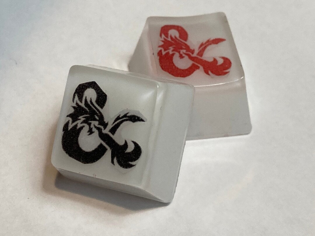 Dungeons and Dragons Keycaps Custom Resin Artisan Keycaps - Etsy