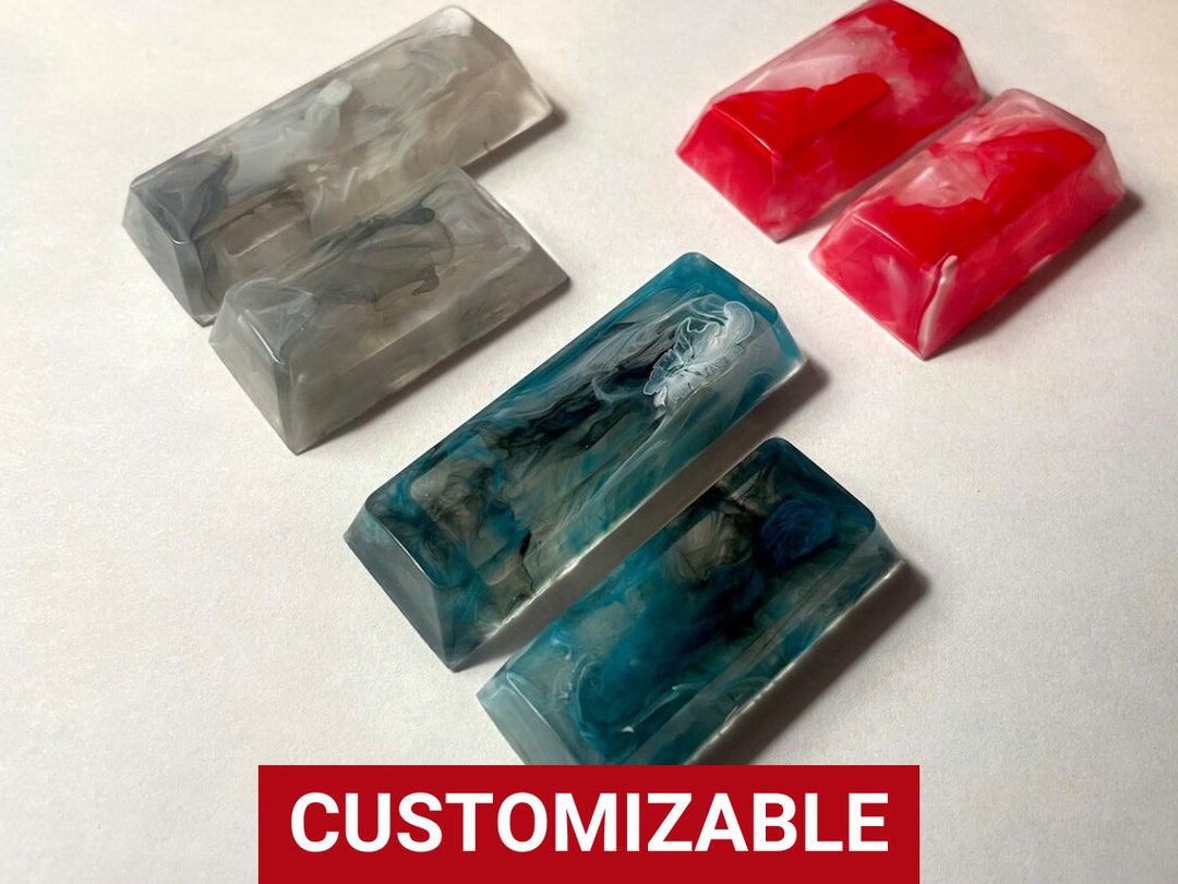 Split Spacebar Keycaps 2U, 2.25U, 2.75U, 6.25U Resin Spacebar Artisan ...