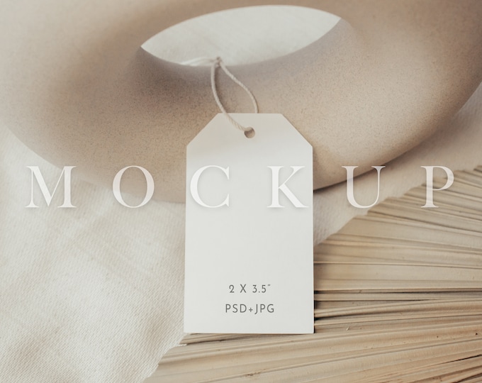 Easter Round & Square Favor Tags Mockups PSDJPEG, Easter Square Hang ...