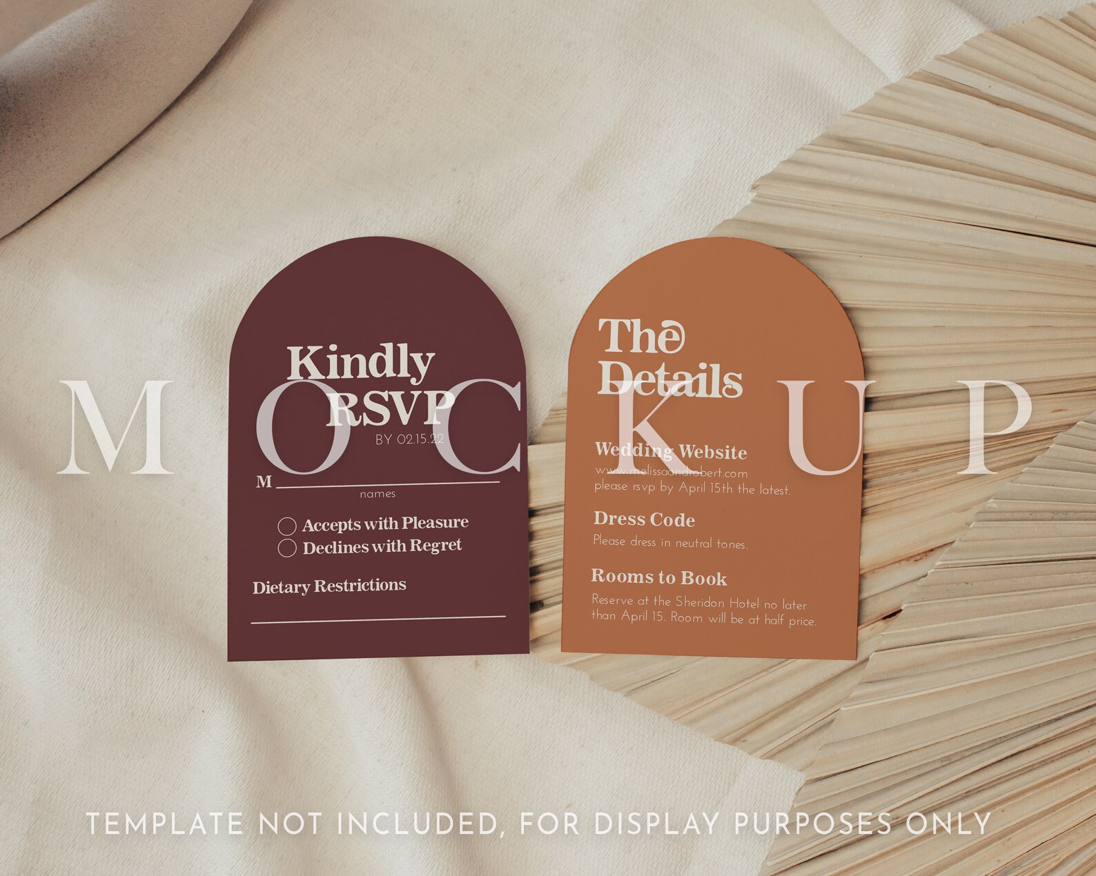 3.5 X 5 Arched Mock Up, Curved Wedding Invite Mock, Arch Mockup, Arch ...