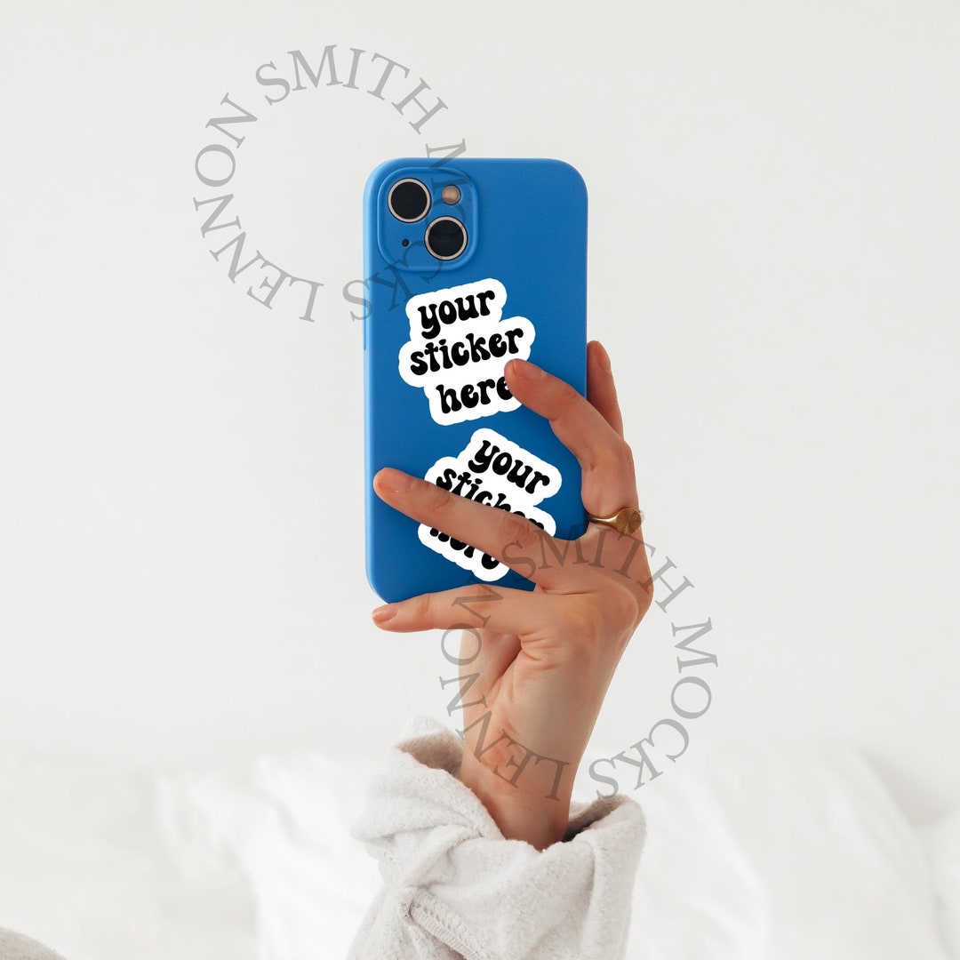 Die Cut Sticker Mockup, Sticker Mockup, Canva Mockup, Printify Sticker ...