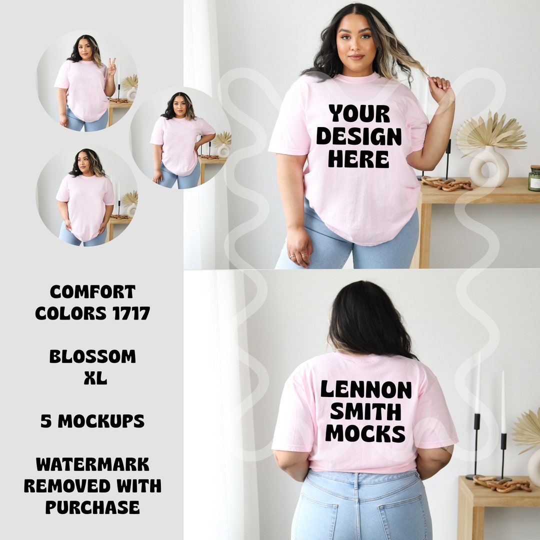 Blossom Comfort Colors C1717 Mockup, Blossom Mockup, Blossom Comfort ...