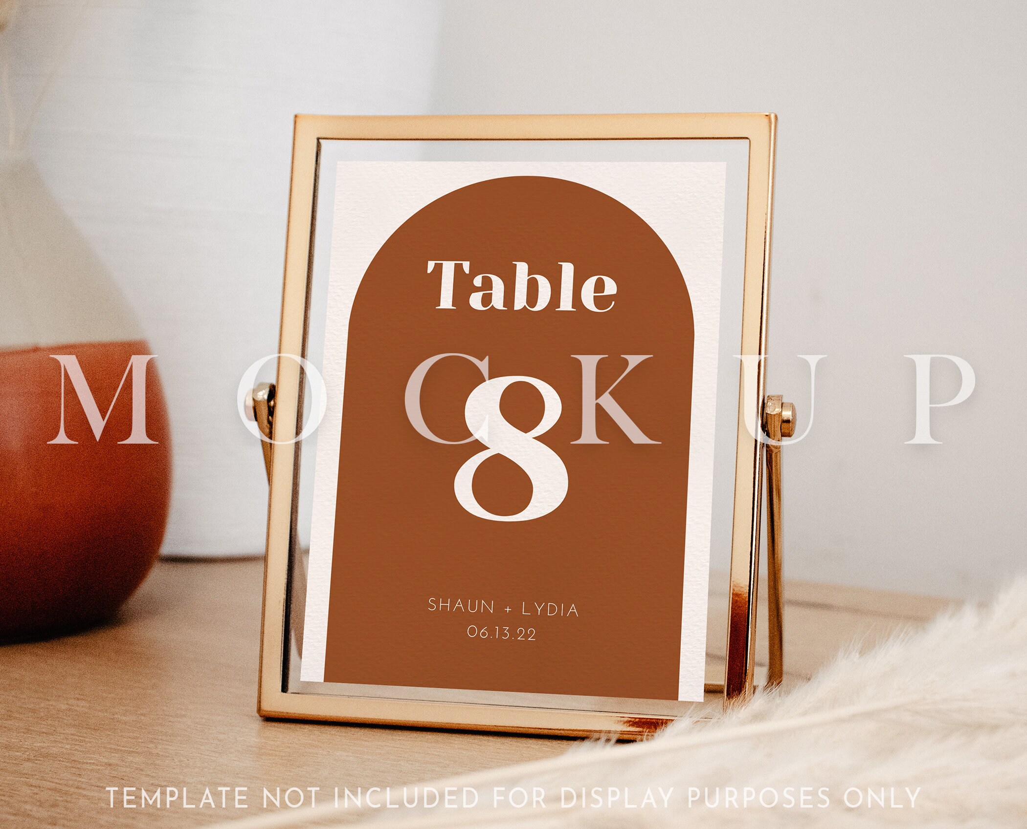 5x7 Sign Mock Up Table Number Mock Up Frame Mock Up Picture - Etsy