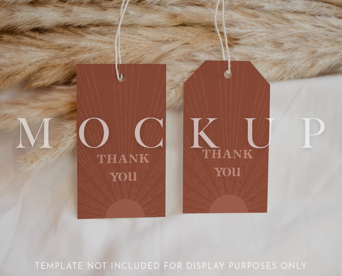 2 X 3.5 Tag Mockup Hang Tag Mock Clothing Tag Mock - Etsy