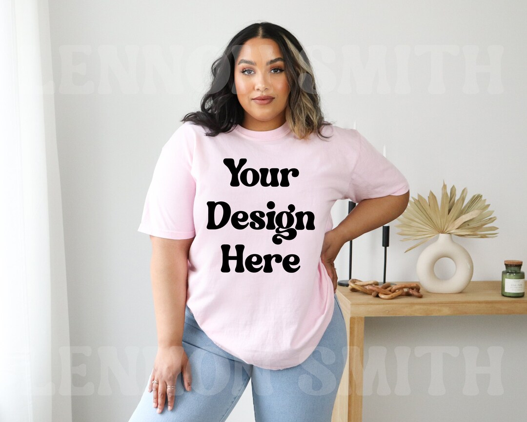 Blossom Comfort Colors C1717 Mockup, Blossom Mockup, Blossom Comfort ...