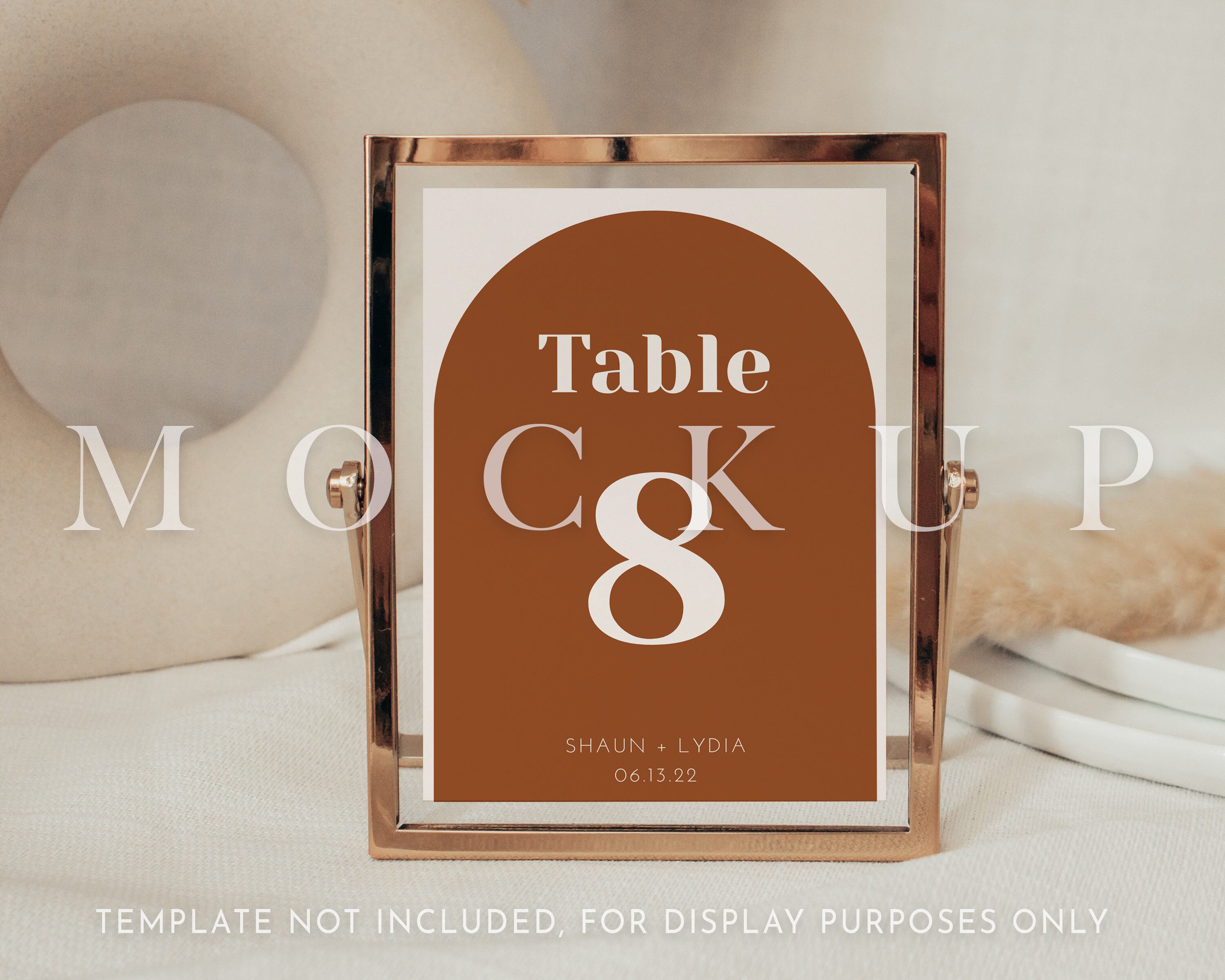5x7 Sign Mock Up Table Number Mock Up Bar Menu Mock Up - Etsy
