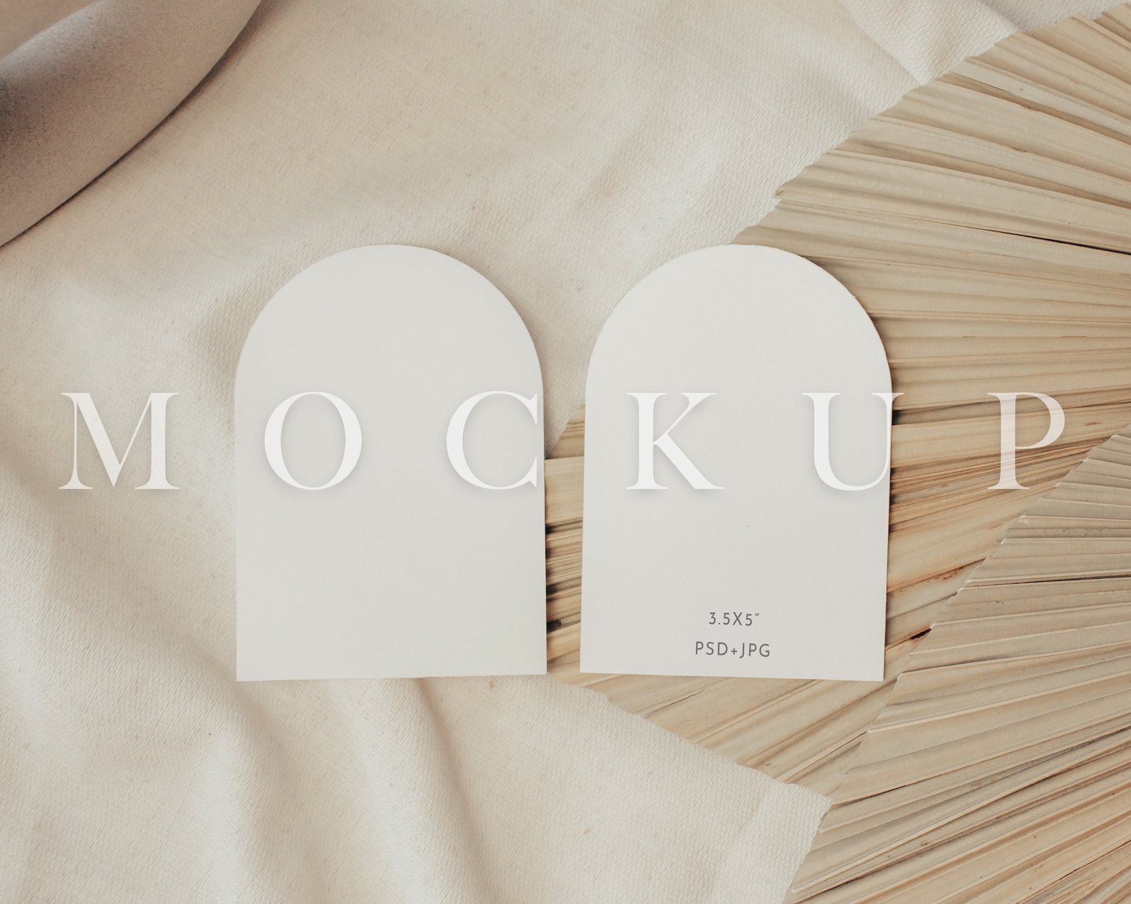 3.5 X 5 Arched Mock Up, Curved Wedding Invite Mock, Arch Mockup, Arch ...
