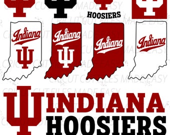 Indiana Hoosier Svg - Etsy Australia