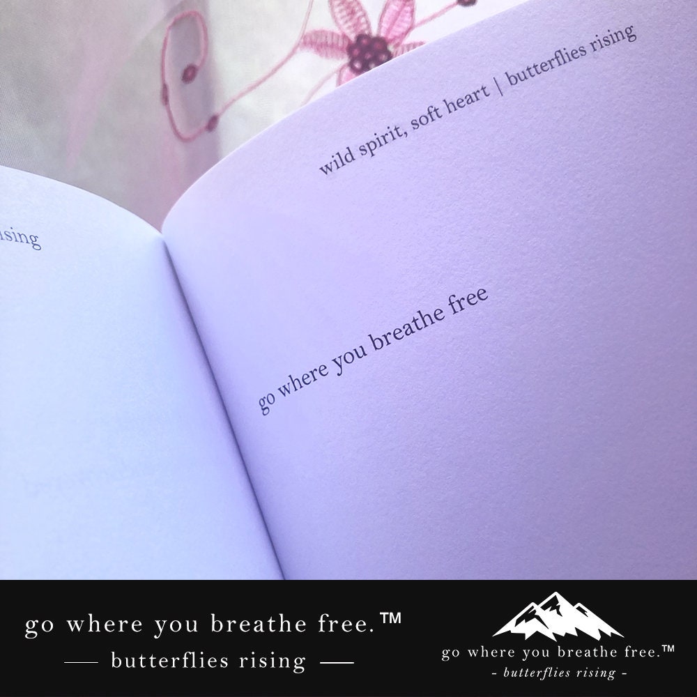 Go Where You Breathe Free® - Butterflies Rising Poem - 10 X 10 ...