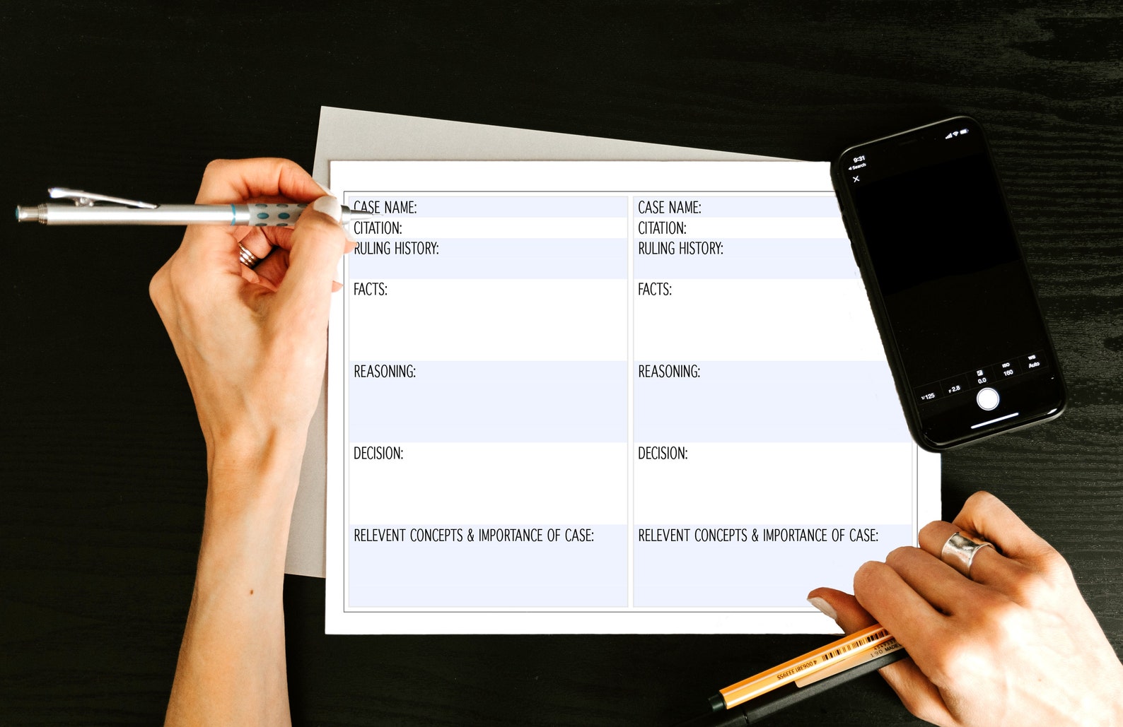 Case Notes & Case Brief Templates | Student Resources | PDF Format | 4 ...