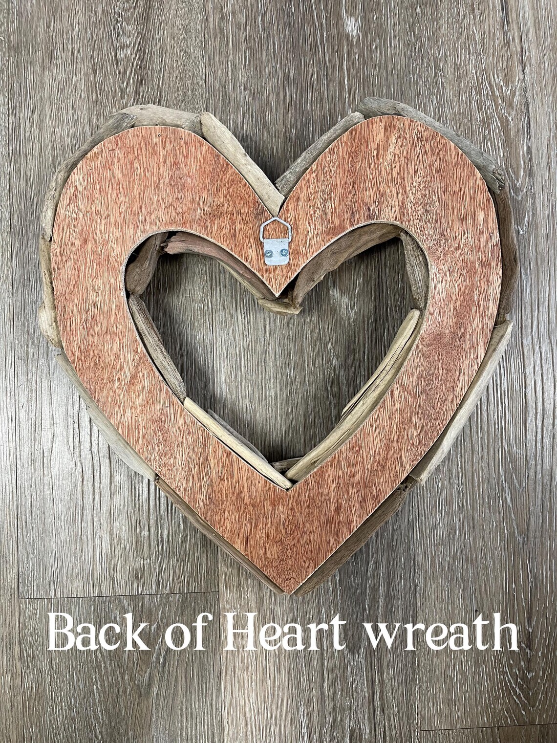 Driftwood Heart Wreath Wall Decor, Hand Crafted With Love - Etsy