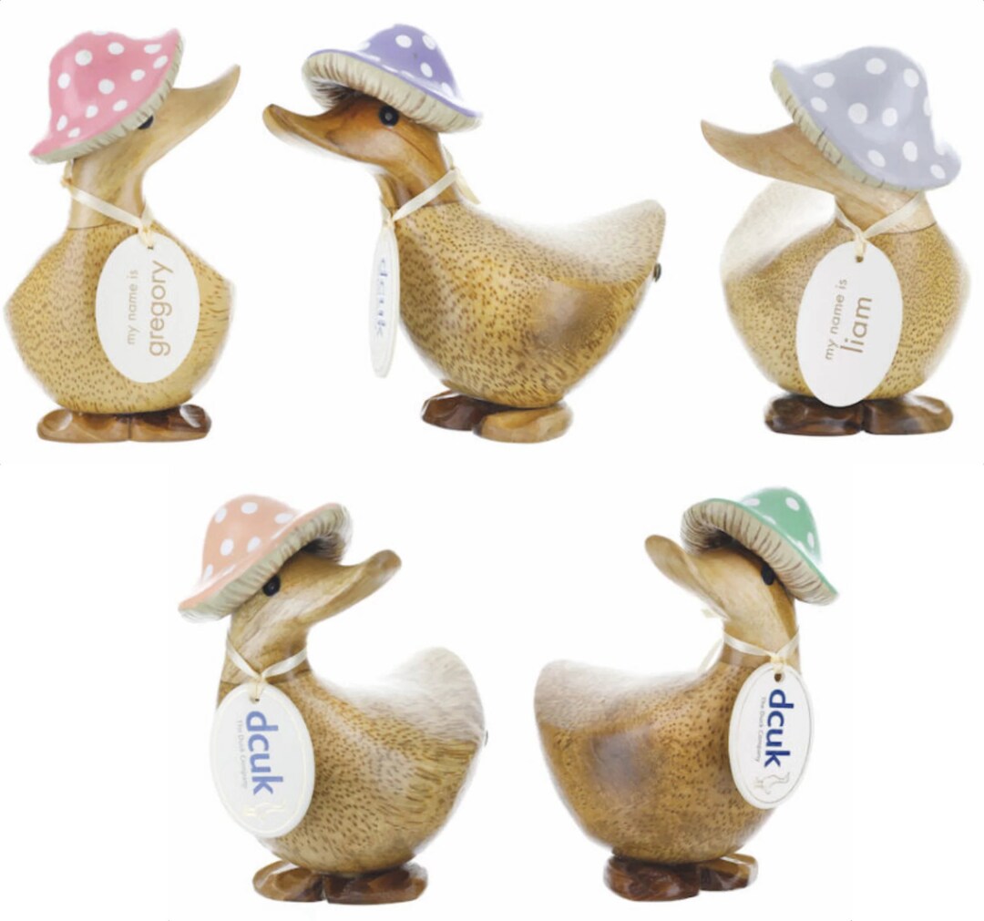 Toadstool Folk Ducky Wood Ducks - Etsy