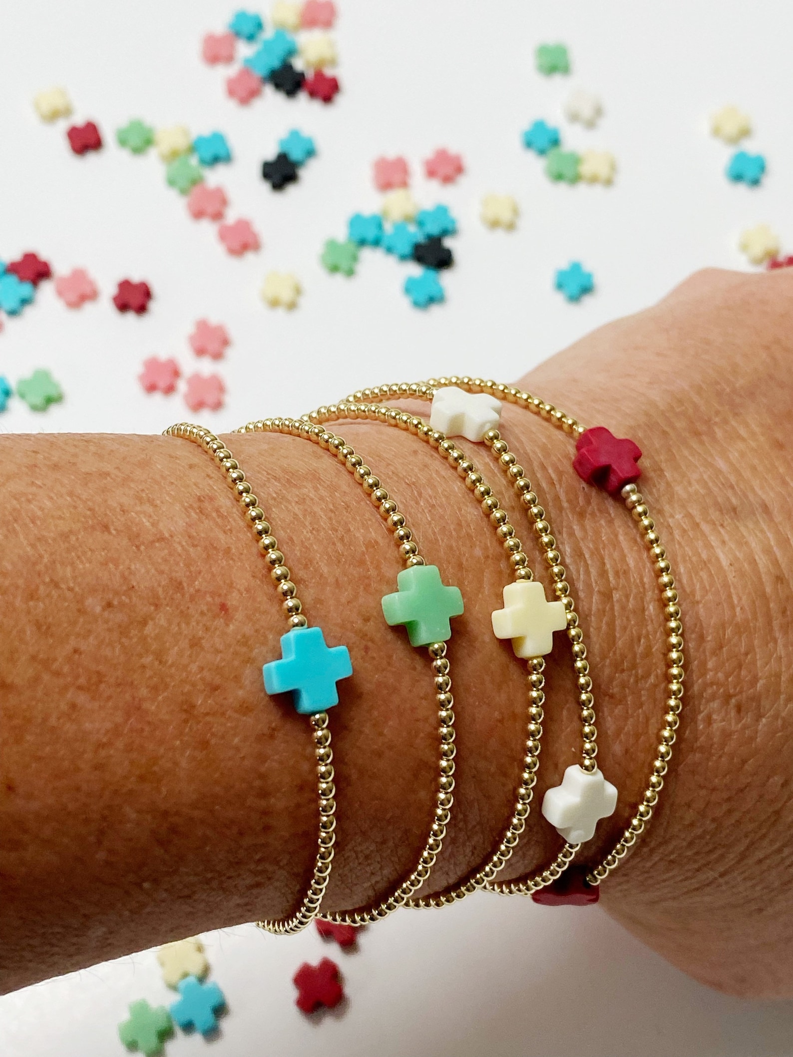Handmade Stack Bracelets Gold Bracelets 23 and 4 Mm - Etsy