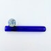 Flower Marble on Blue One Hitter Marble Onies Glass One Hitter Glass ...