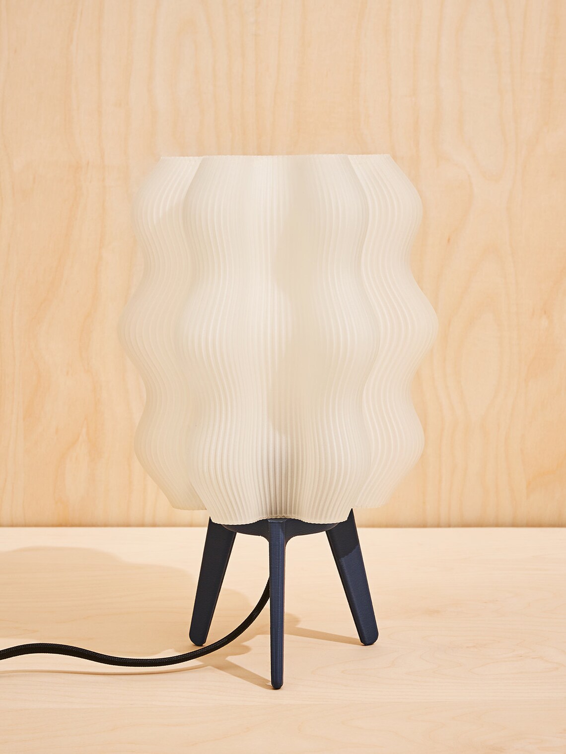 Wavy Lamp Standard 3D Printed Lamp Funky Lamp Sculptural - Etsy