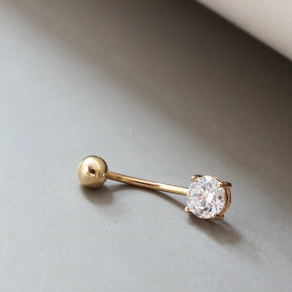 Minimal Belly Ring - Etsy