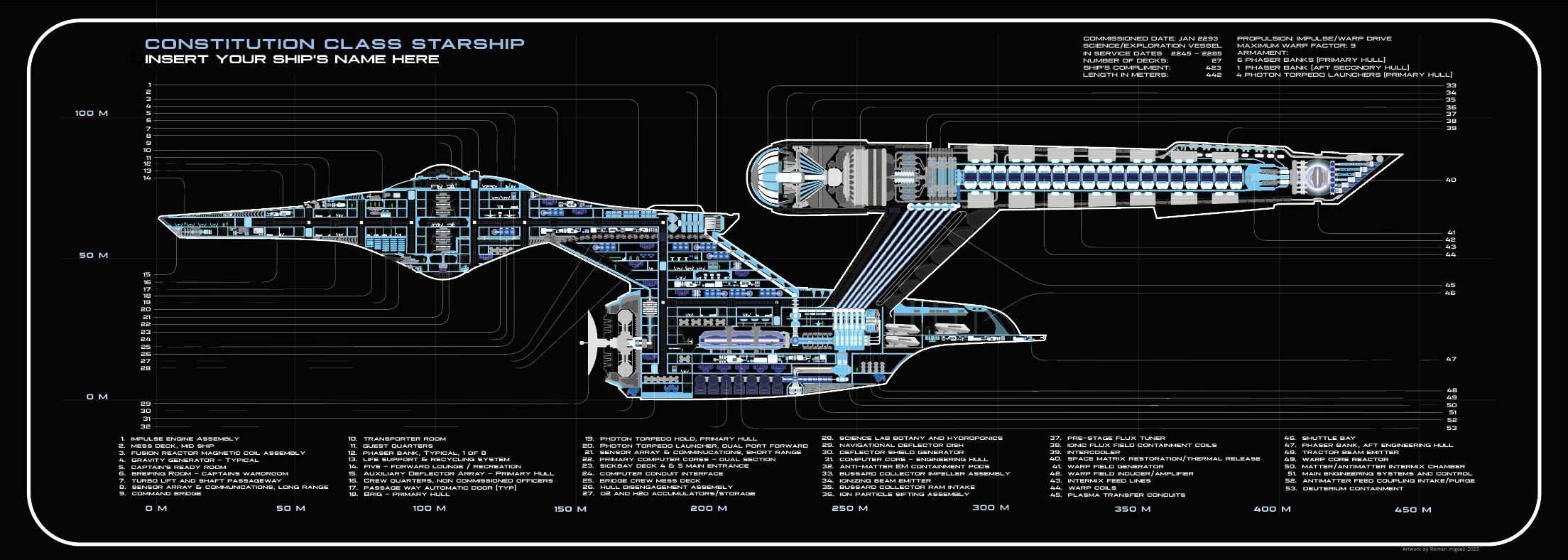 Star Trek Schematics Interiors Rooms