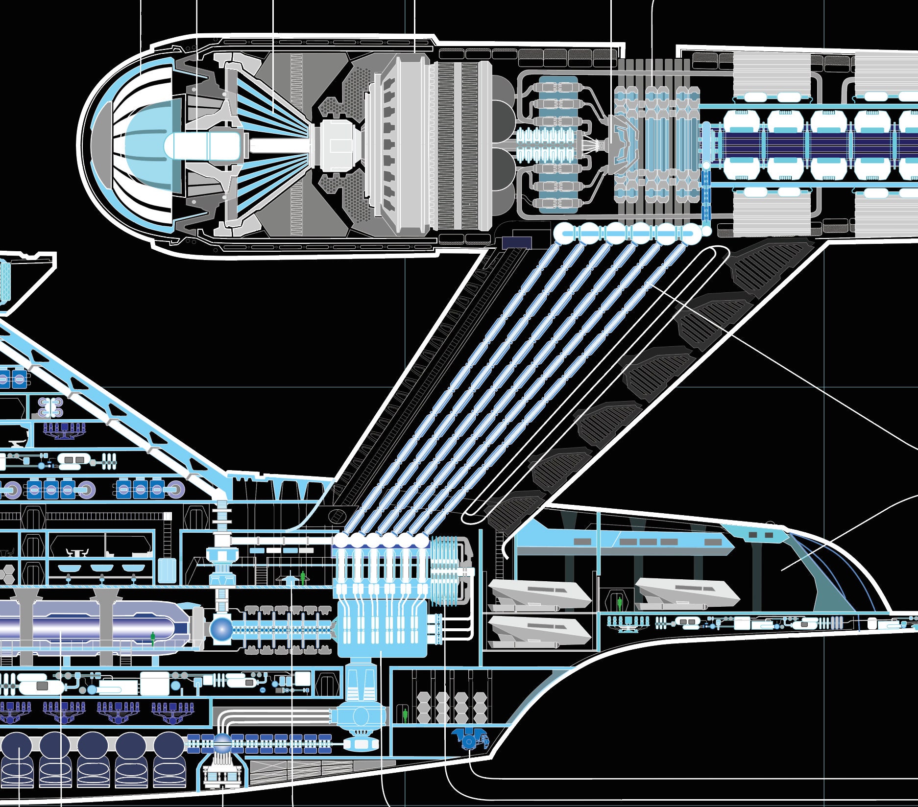 Constitution Class Starship - Etsy