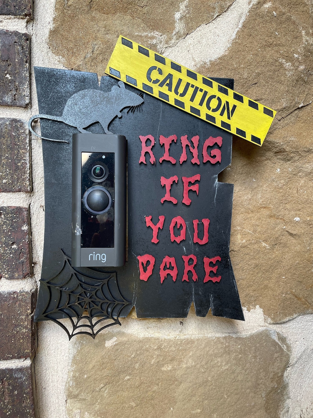 Halloween Video Doorbell Decor - Digital File - Etsy