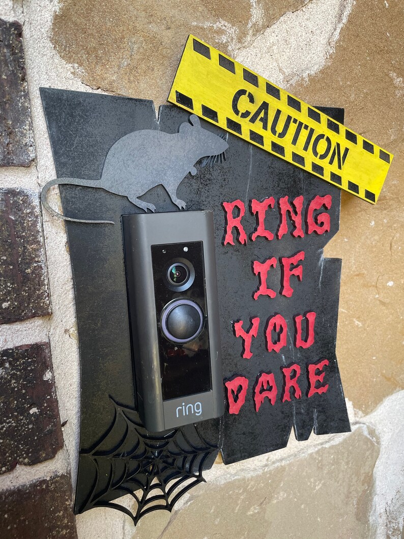 Halloween Video Doorbell Decor - Digital File - Etsy