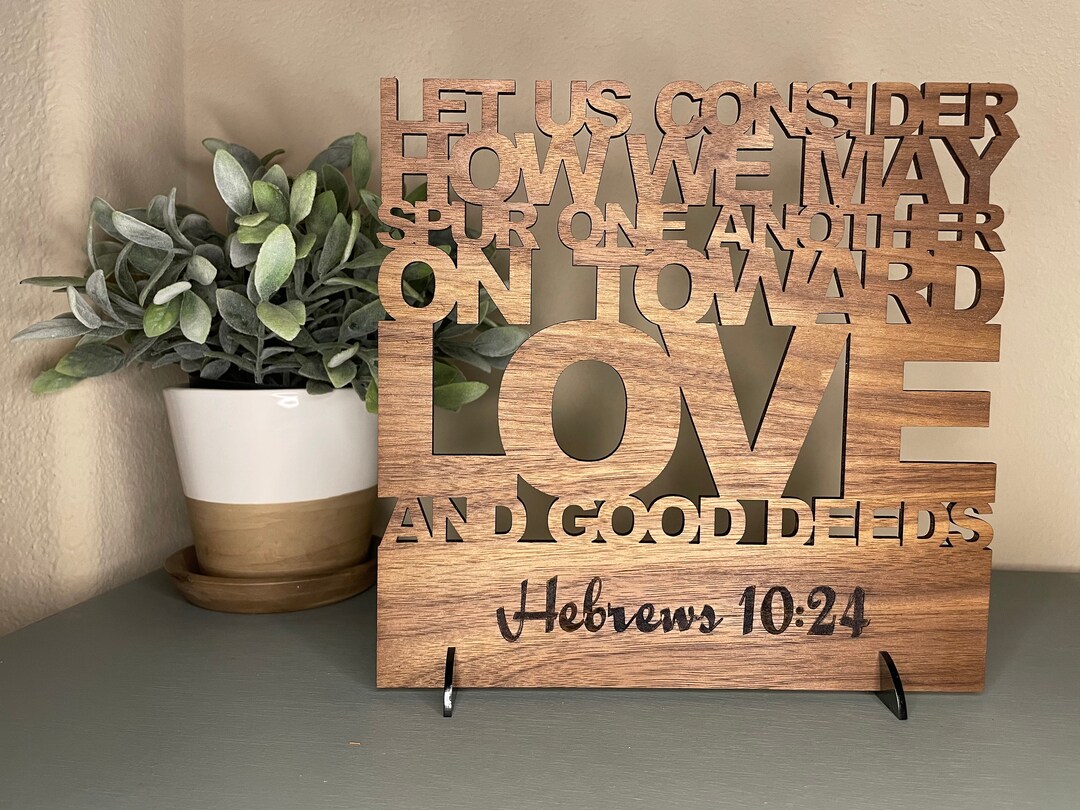 Hebrews 10-24 - Digital File - Etsy