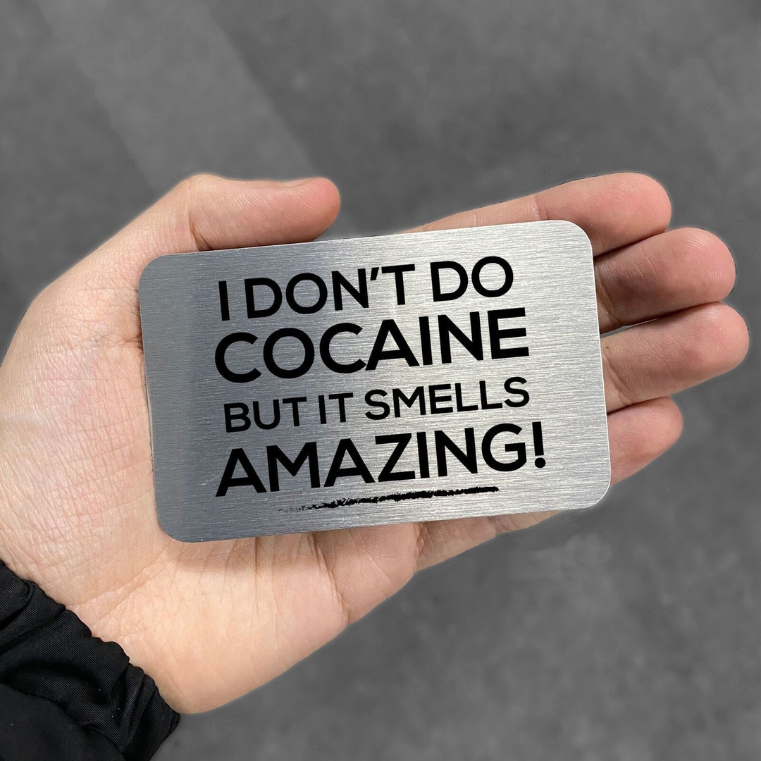 Novelty Cocaine Wallet Card, Secret Santa, Funny Gifts, Gifts for Him ...